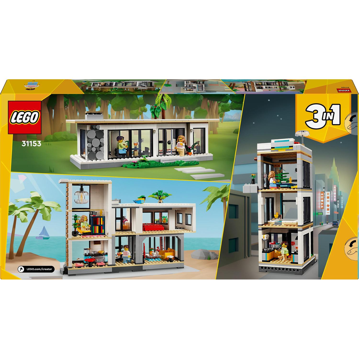 LEGO® Creator 3 in 1 - Casa moderna 31153, 939 piese - eMAG.ro