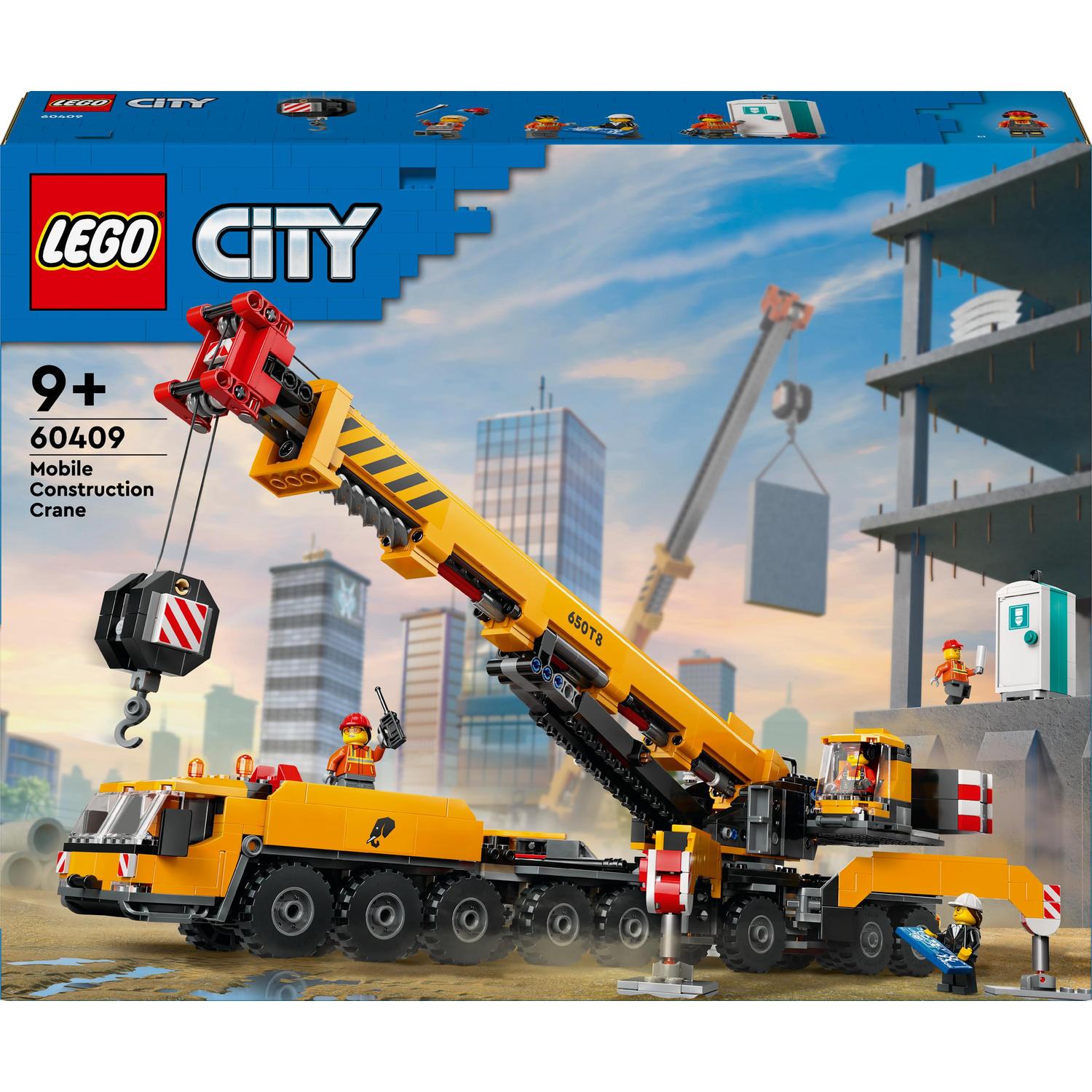 LEGO® City - Macara mobila galbena de constructii 60409, 1116 piese ...