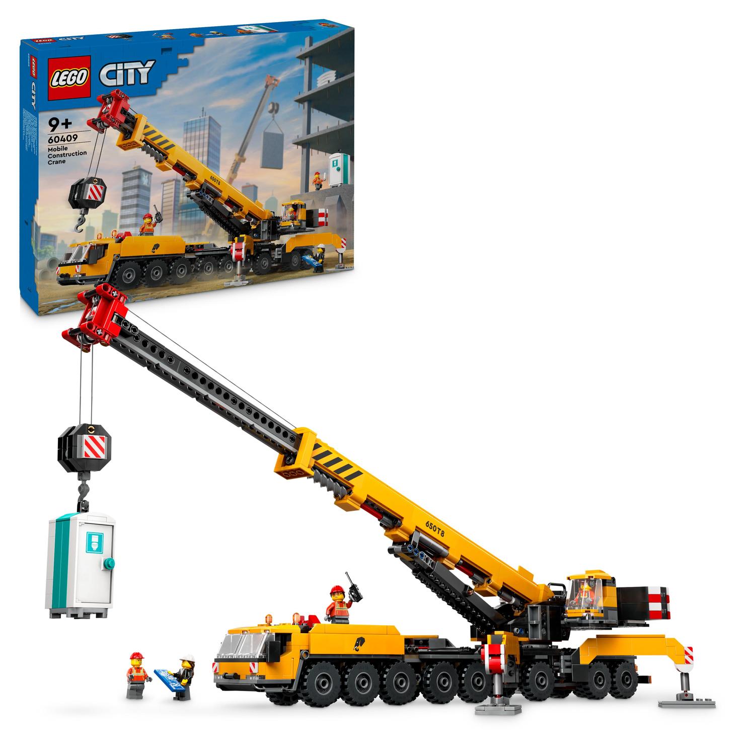 LEGO® City - Macara mobila galbena de constructii 60409, 1116 piese ...