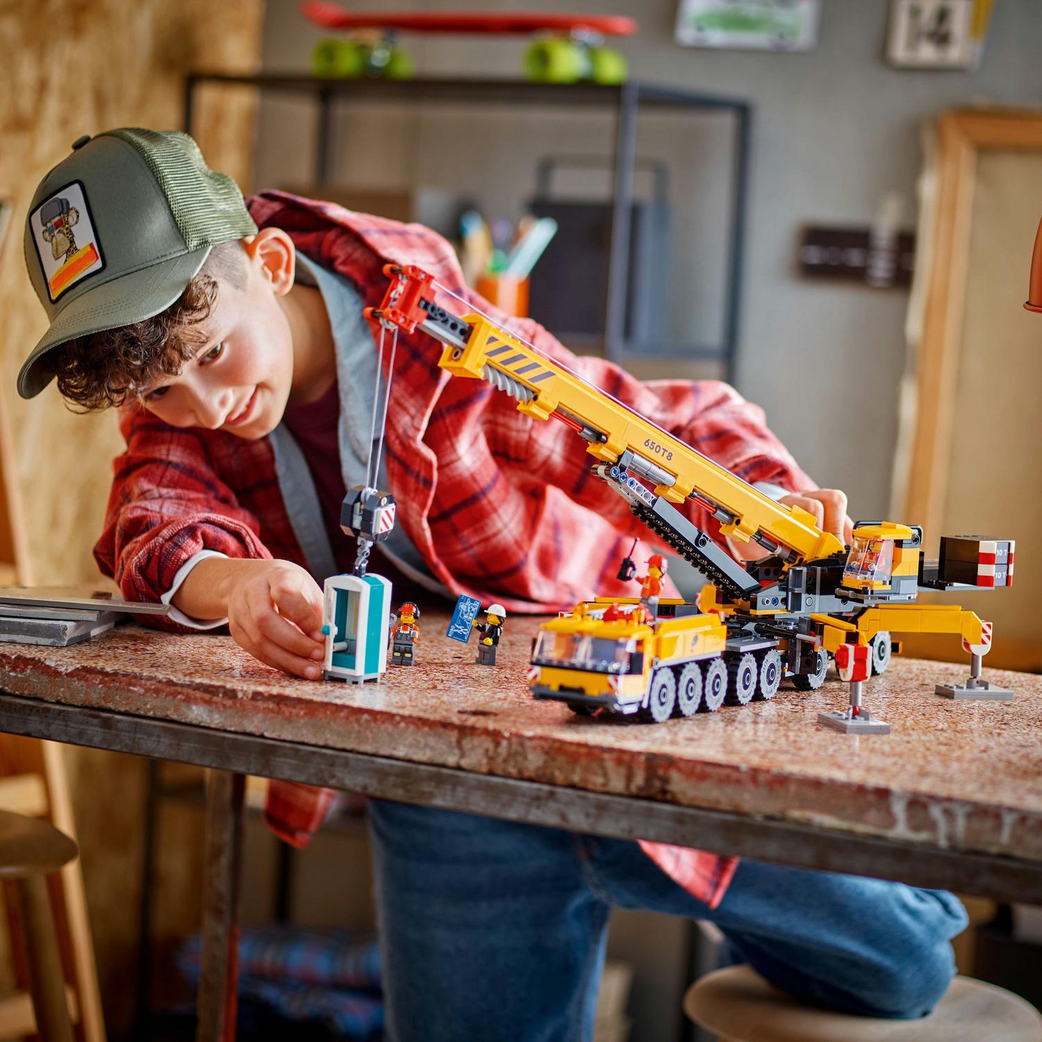 LEGO® City - Macara mobila galbena de constructii 60409, 1116 piese ...