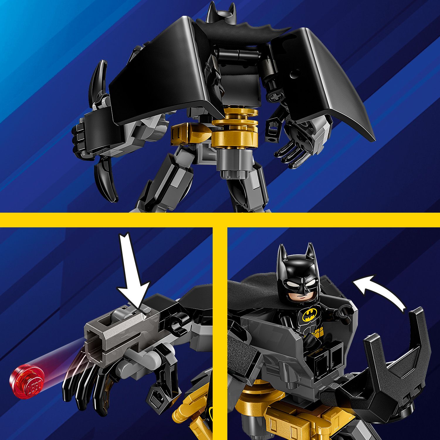 LEGO® DC - Броня на робот Batman 76270, 140 части - eMAG.bg