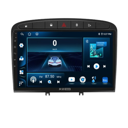 Navigatie Peugeot 308 / 408 2006-2014 Dedicata, MaxTech®, Android 13 ...