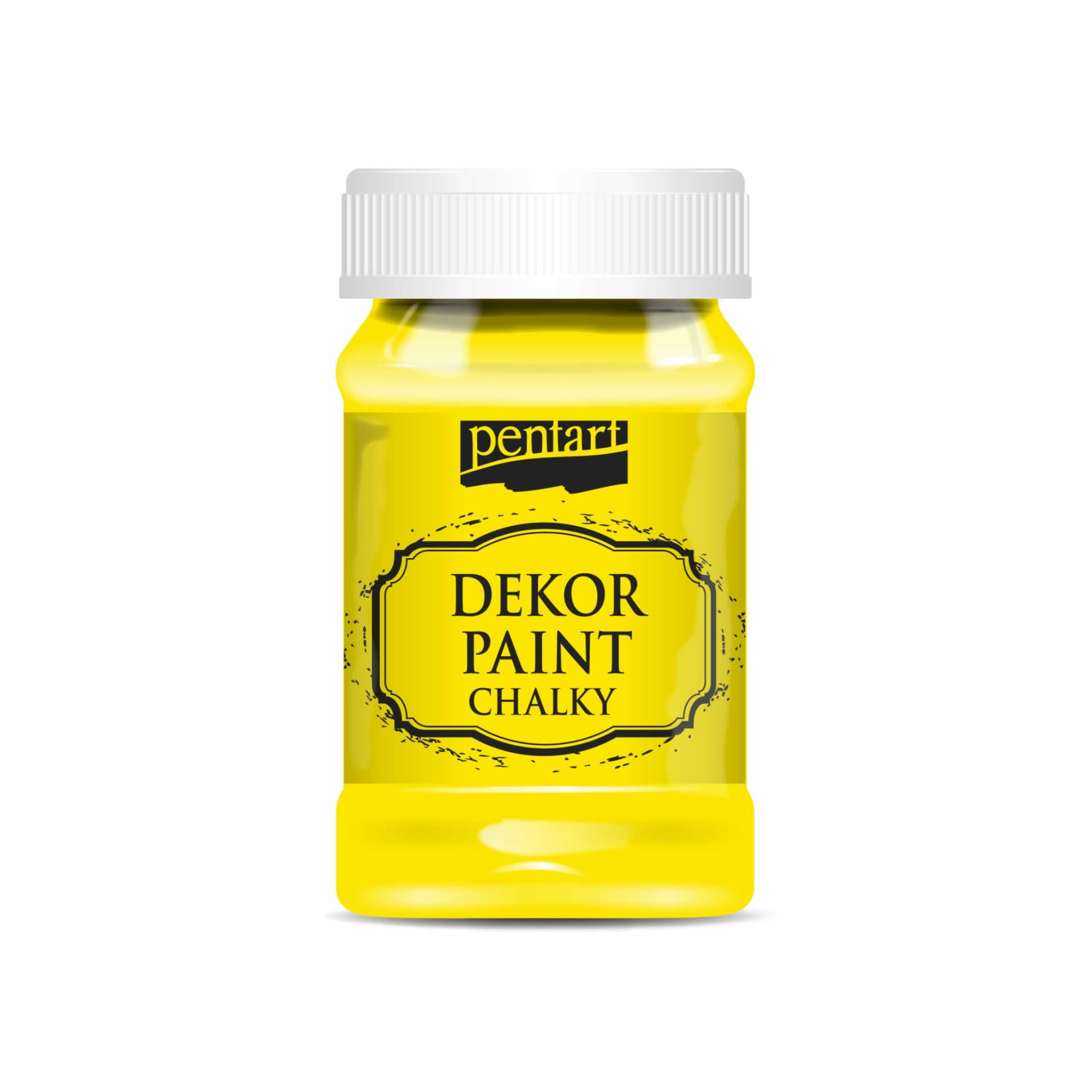 Боя Dekor Paint Chalky 100 мл лимоненожълта - eMAG.bg