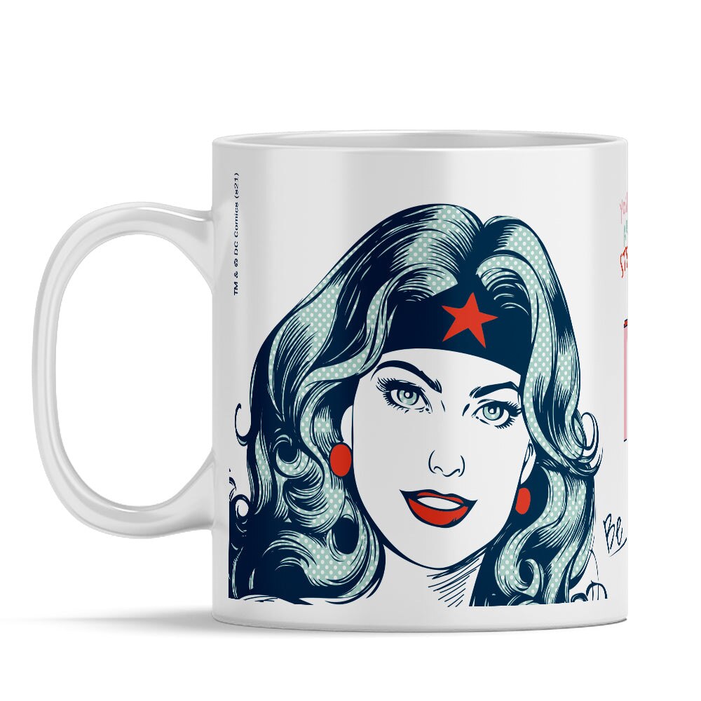 Cana alba clasica 330 ml DC Wonder Woman model 002 - eMAG.ro