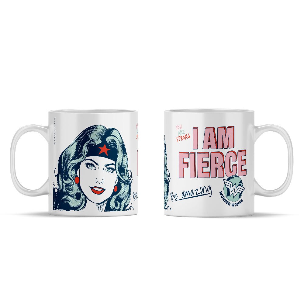 Cana alba clasica 330 ml DC Wonder Woman model 002 - eMAG.ro