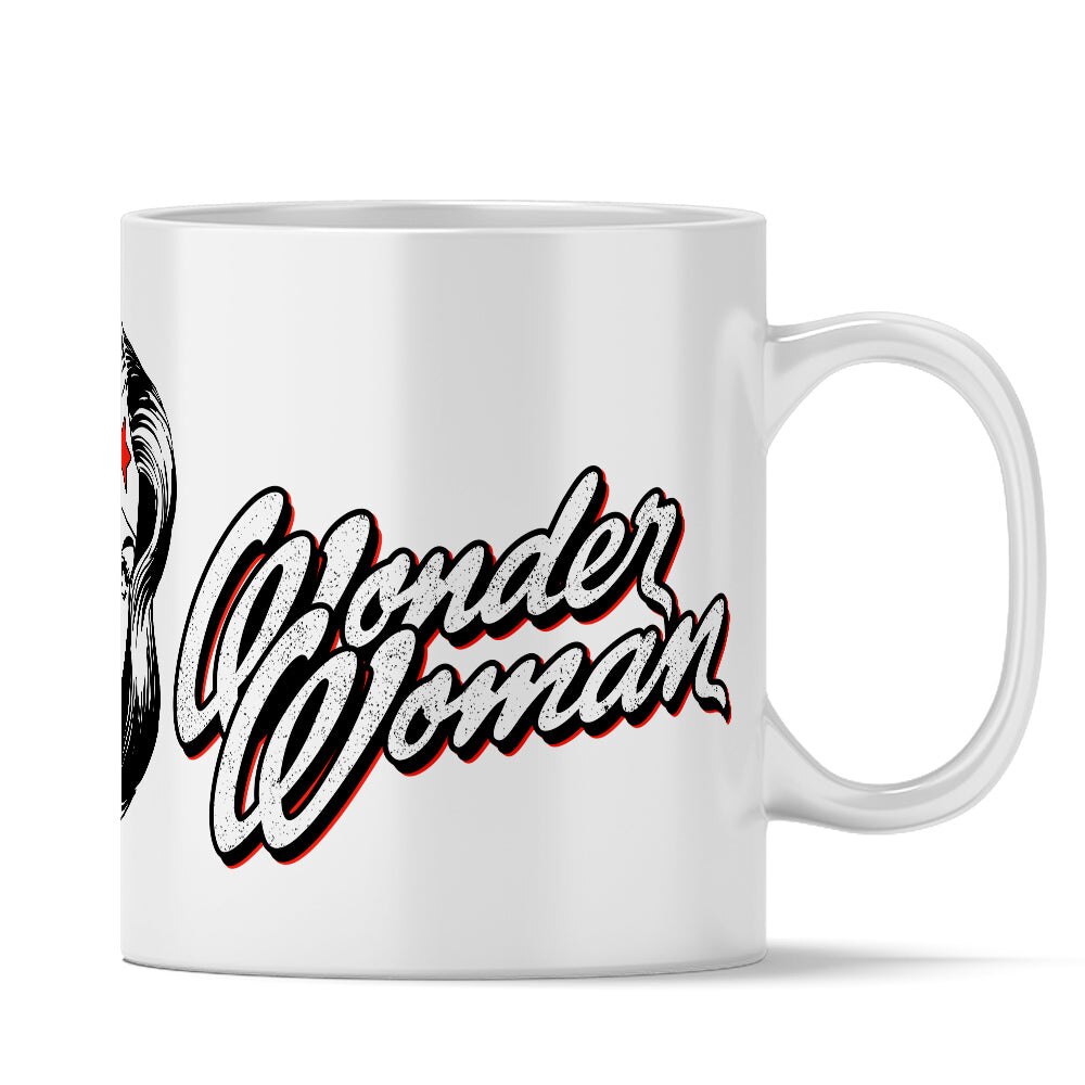 Cana clasica alba 330ml DC Wonder Woman model 023 - eMAG.ro