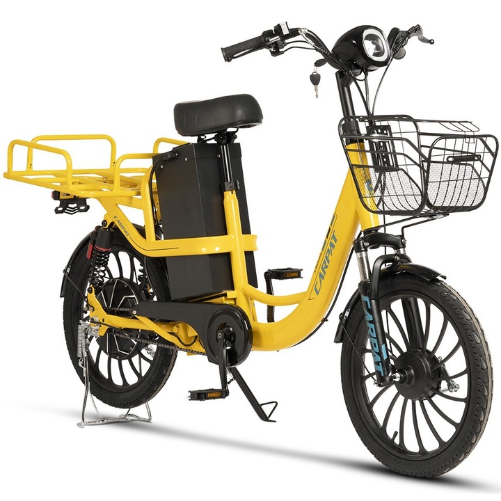 Bicicleta Electrica cu roti de 20", Motor 350W, Frana Hidraulica Spate ...