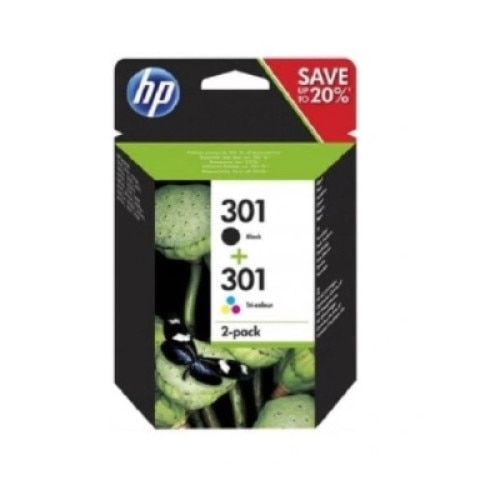 Set cartuse imprimanta HP 301, multicolor, compatibil Deskjet - eMAG.ro