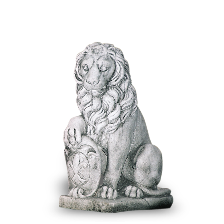 Statuie Pentru Gradina, Leu Rex 15 kg, 24/18/40 cm - eMAG.ro