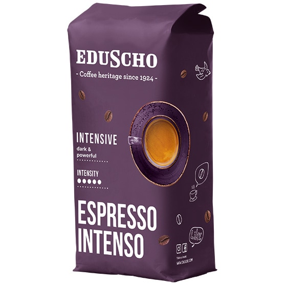Кафе на зърна Eduscho Espresso Intenso, 1 кг - eMAG.bg