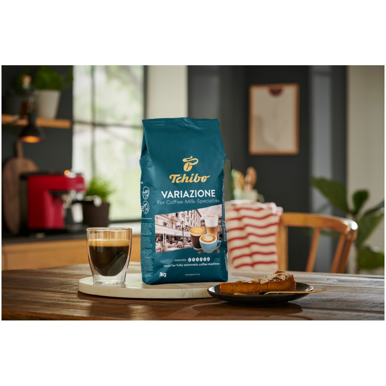 Cafea prajita boabe, Tchibo Variazionne, 1kg - eMAG.ro