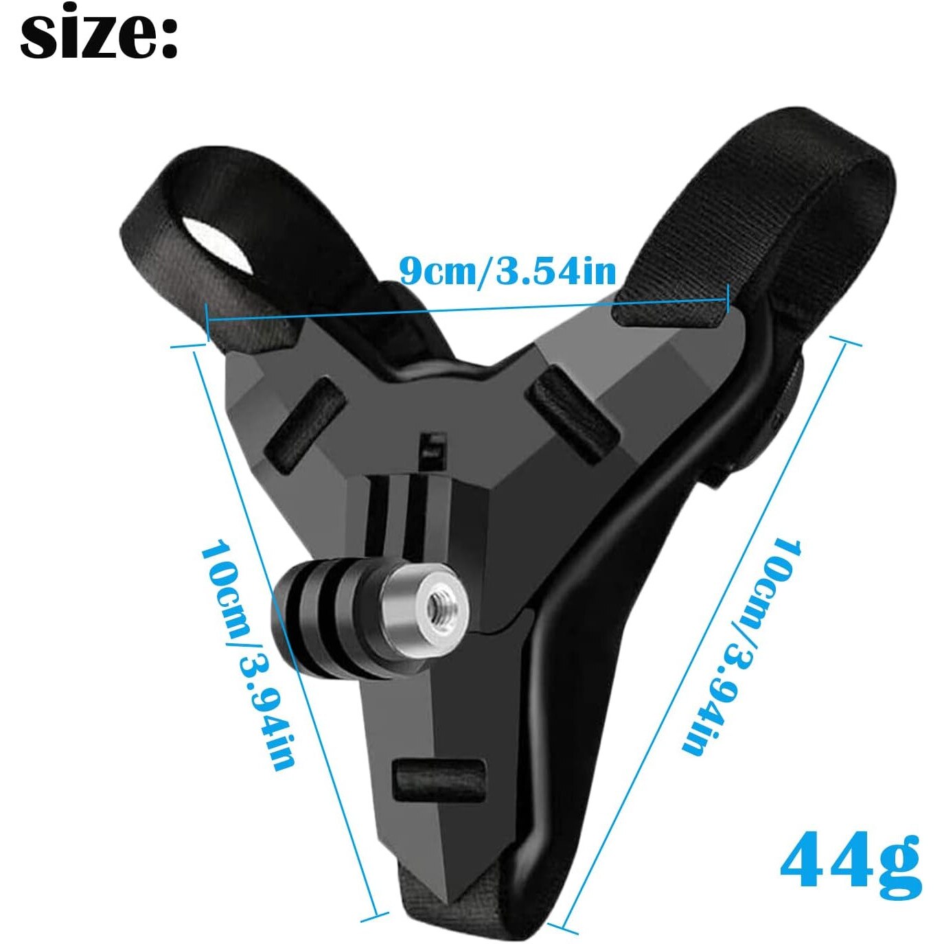 Set 2 Suport de casca pentru camera video, JENUOS®, Compatibil cu GoPro ...