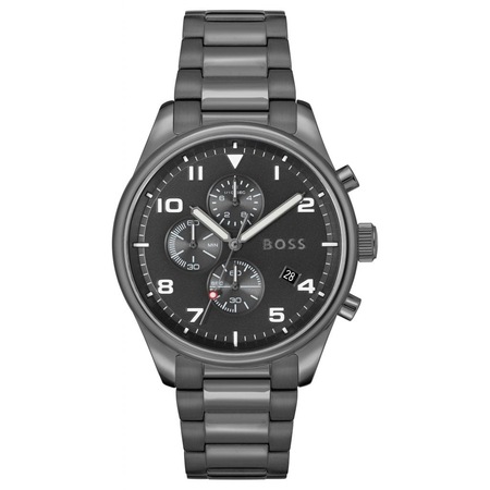 Ceas, Hugo Boss, Otel inoxidabil, 5 ATM, Negru - eMAG.ro
