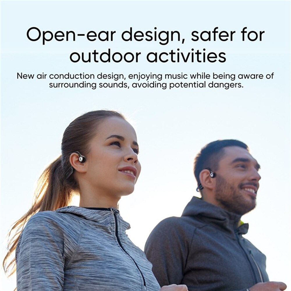 Casti Bluetooth 5.1, Bone Conduction, Open-Ear Design - JoyRoom (JR-X2 ...