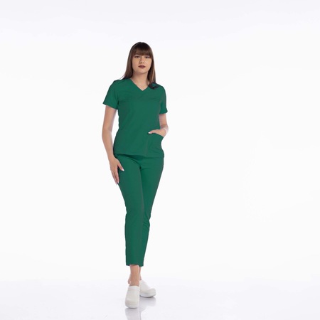 Costum Elastic Ashley Verde Tuborg / Cambrat / M, Inotex - eMAG.ro