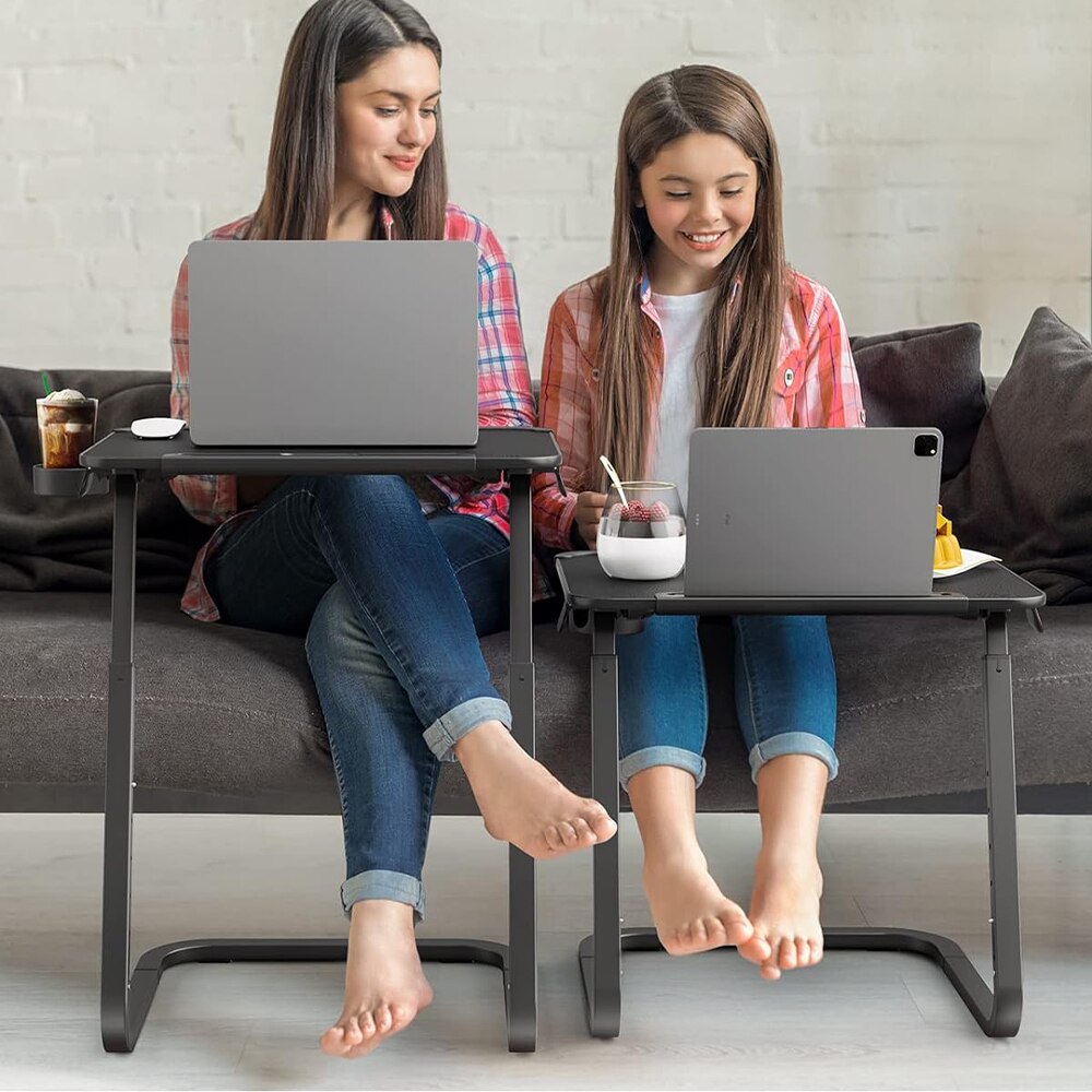 Timeless Tools Állítható magasságú reggelizőasztal tablettartóval ...