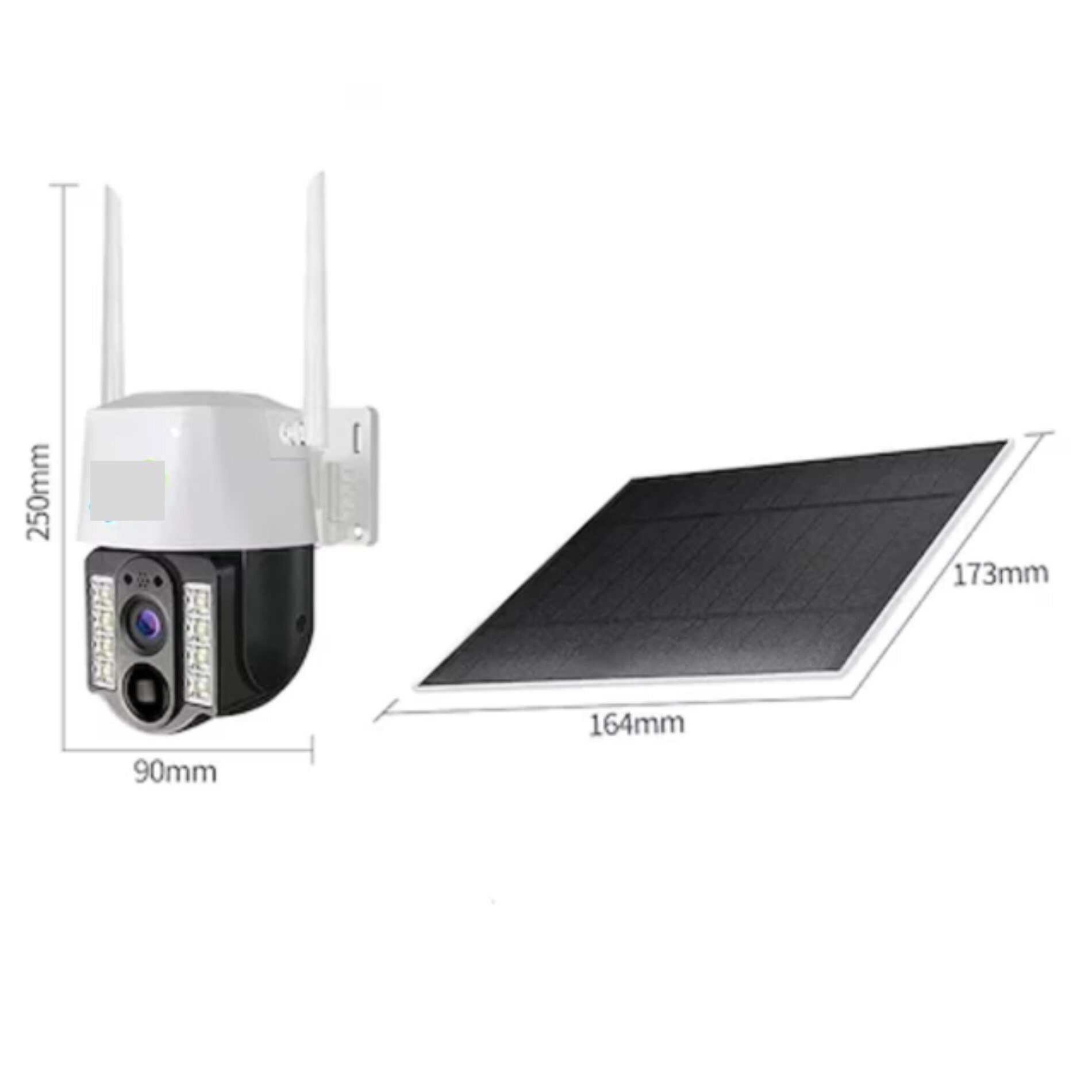Camera solara WiFi 8MP SPY®, FullHD Night Vision, PIR, rezistenta la ...