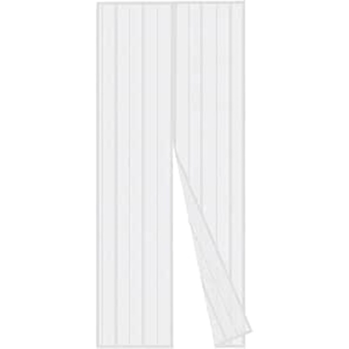 Plasa cu banda magnetica pentru usa, in forma de perdea, anti-insecte ...