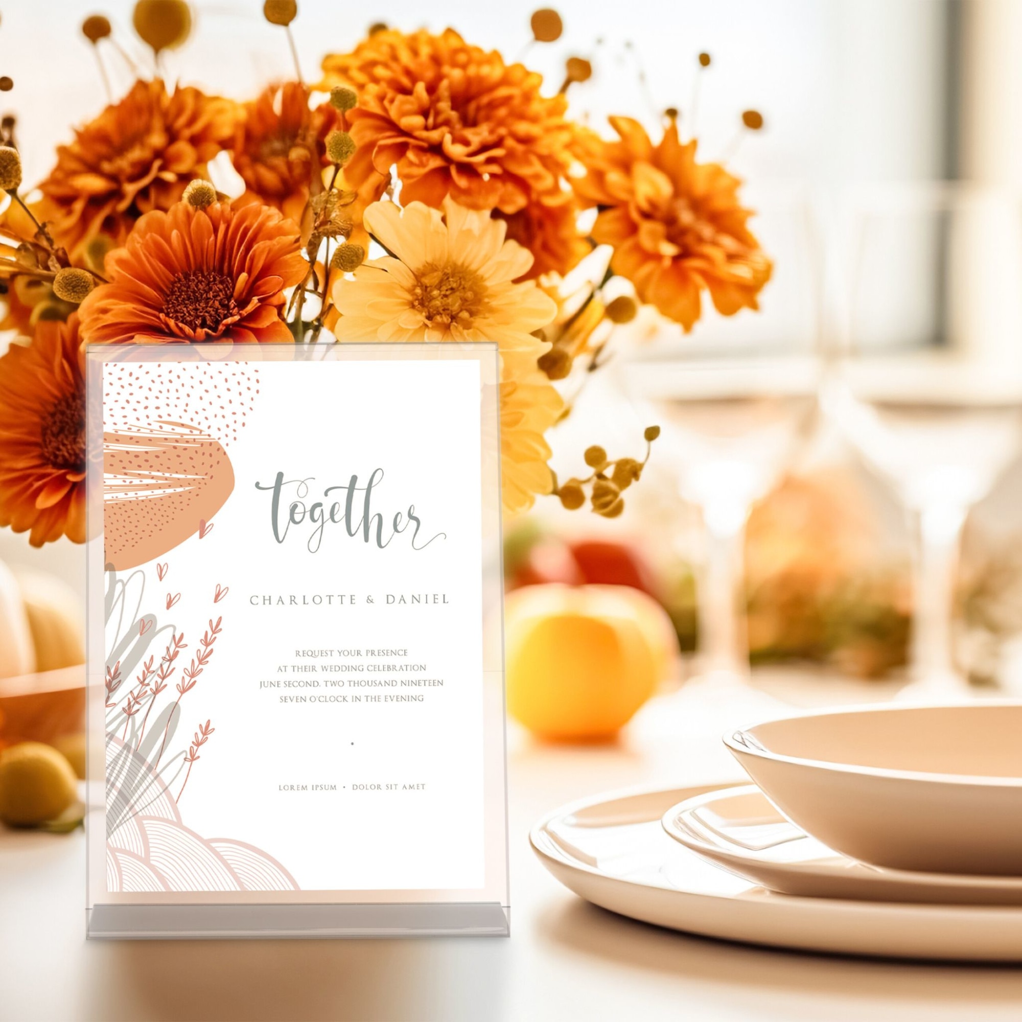 Set 5 rame transparente format A4, pentru meniuri/diverse, acril, 30, 5 ...