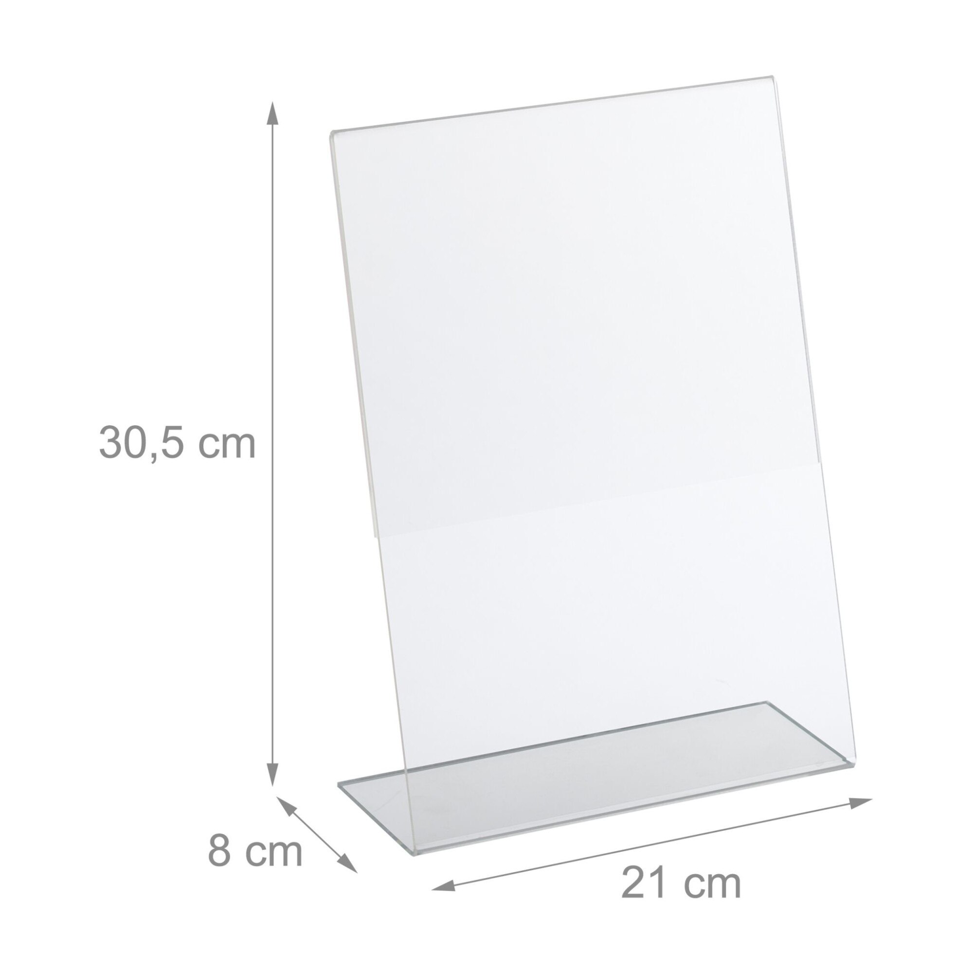 Set 5 rame transparente format A4, pentru meniuri/diverse, acril, 30, 5 ...