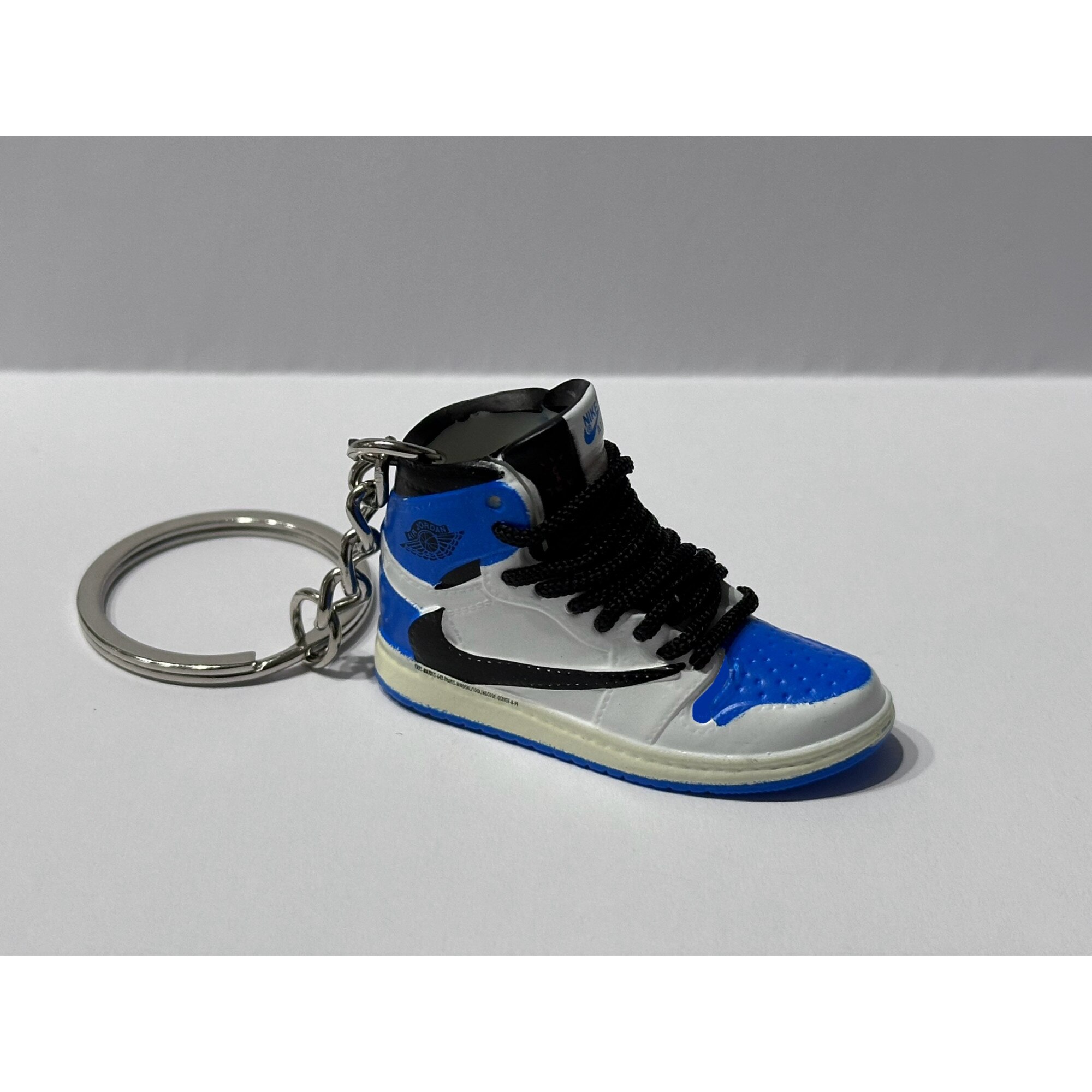 Breloc pentru chei, Nike Jordan 1 High, Travis Scott-Fragment, Albastru ...
