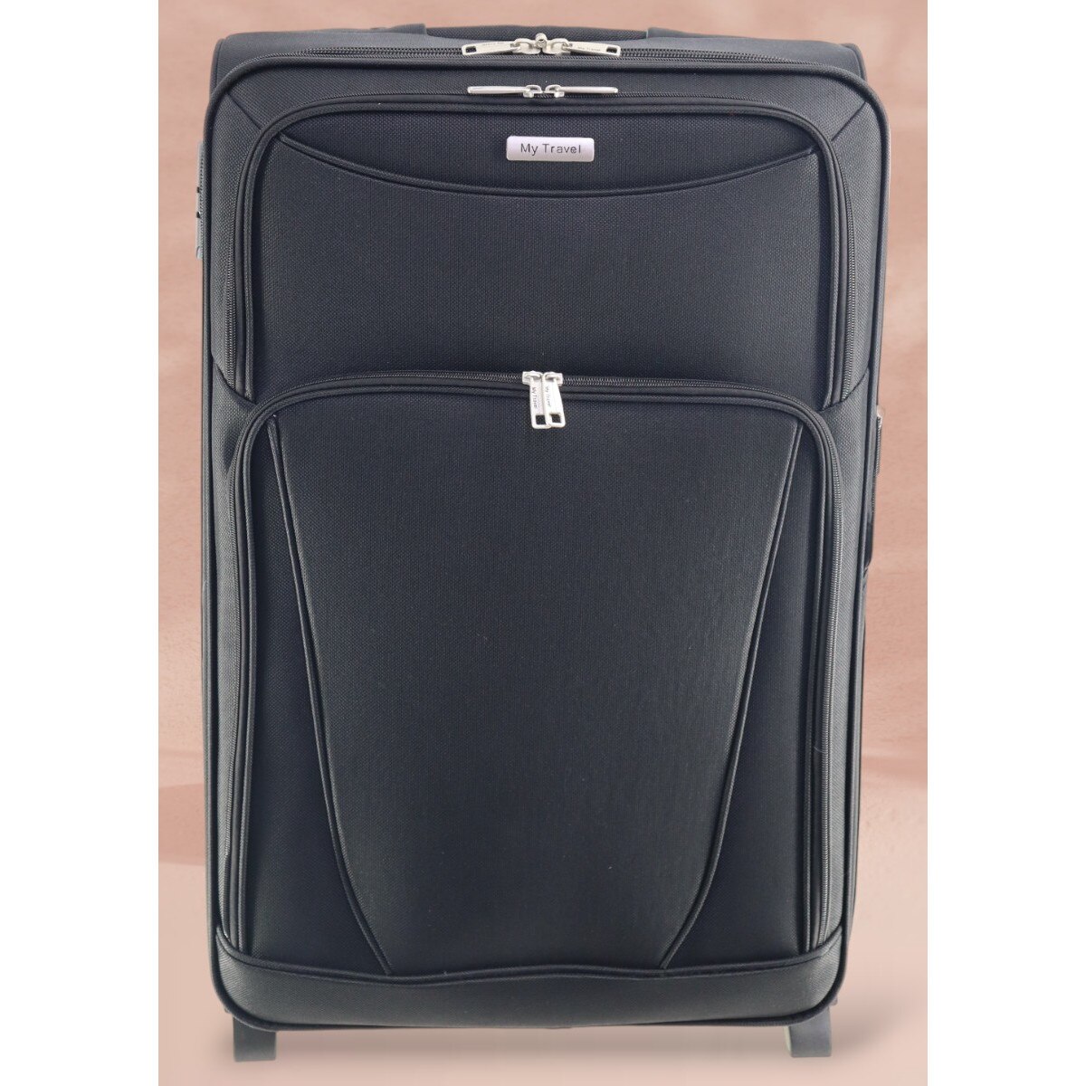 Troler de cabina My Travel A-03, dimensiune mica 20", 51x37x24cm, negru ...
