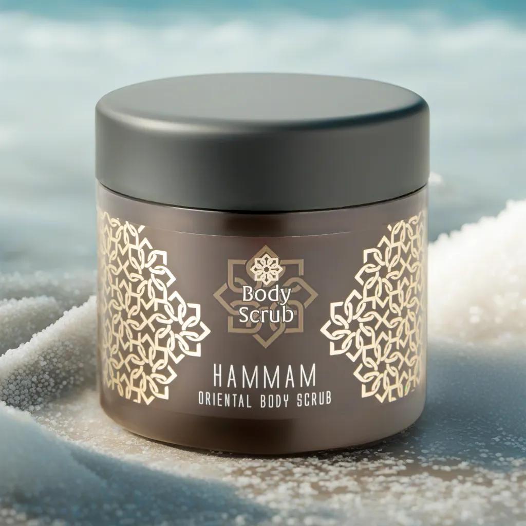 Scrub oriental corporal cu sare de mare, parfum dulce si imbatator ...