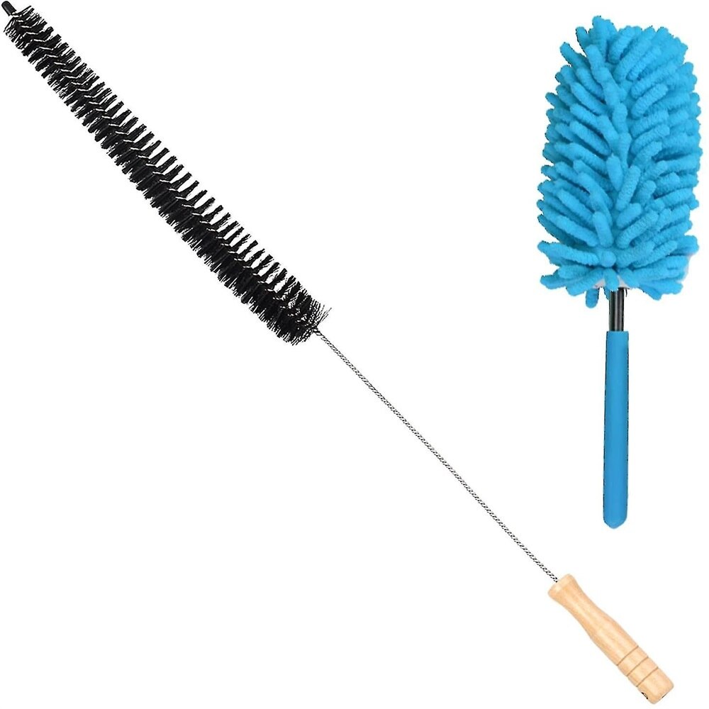 Set 2 Perii pentru calorifere, Lemn, 72cm, Multicolor - eMAG.ro