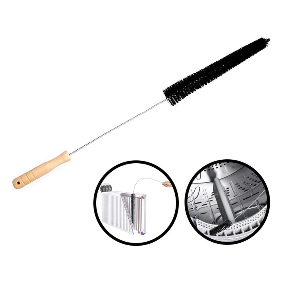 Set 2 Perii pentru calorifere, Lemn, 72cm, Multicolor - eMAG.ro