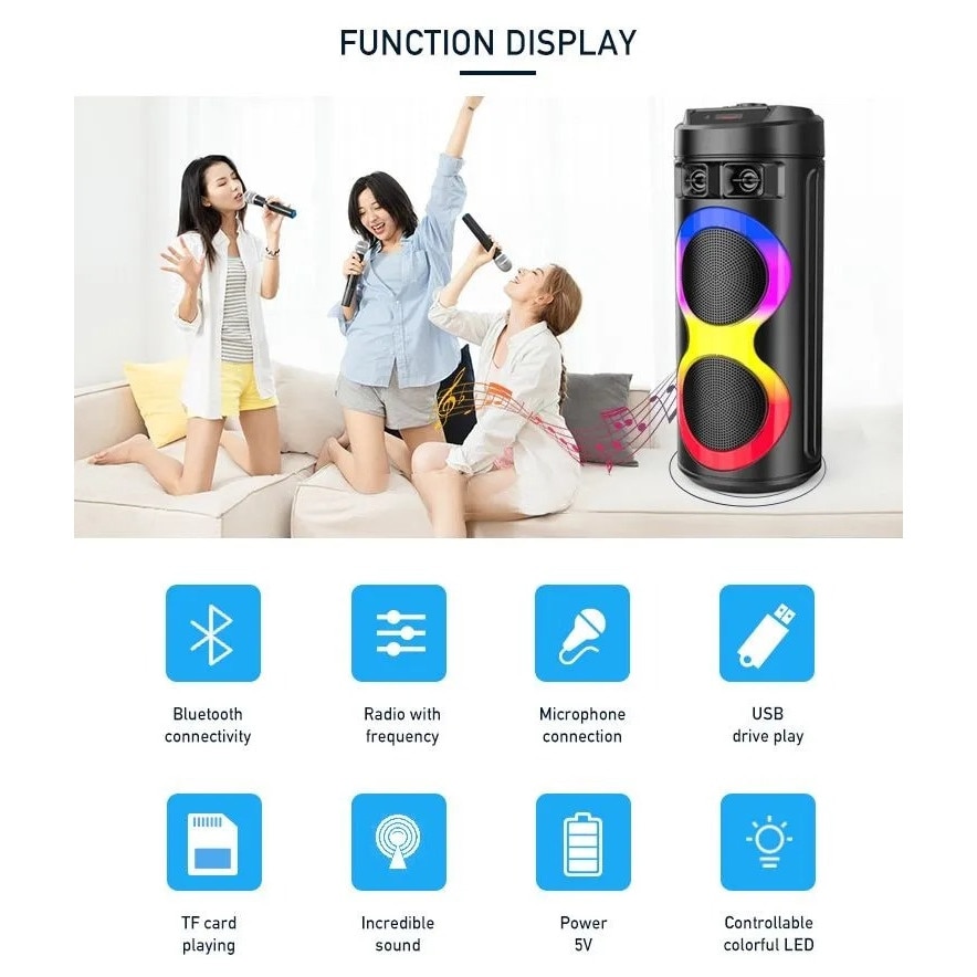 Boxa Profesionala 7STAR ® XL 300W, 2 difuzoare 6.5 inch, design modern ...