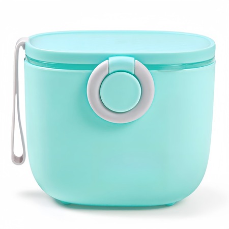 Recipient portabil pentru lapte praf, Plastic, Albastru, 500ml - eMAG.ro