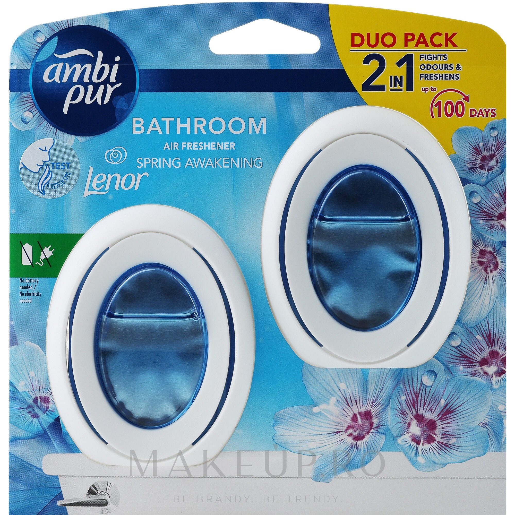 Odorizant de Baie Spring Awakening Febreze dublu, 2x7, 5 ml - eMAG.ro