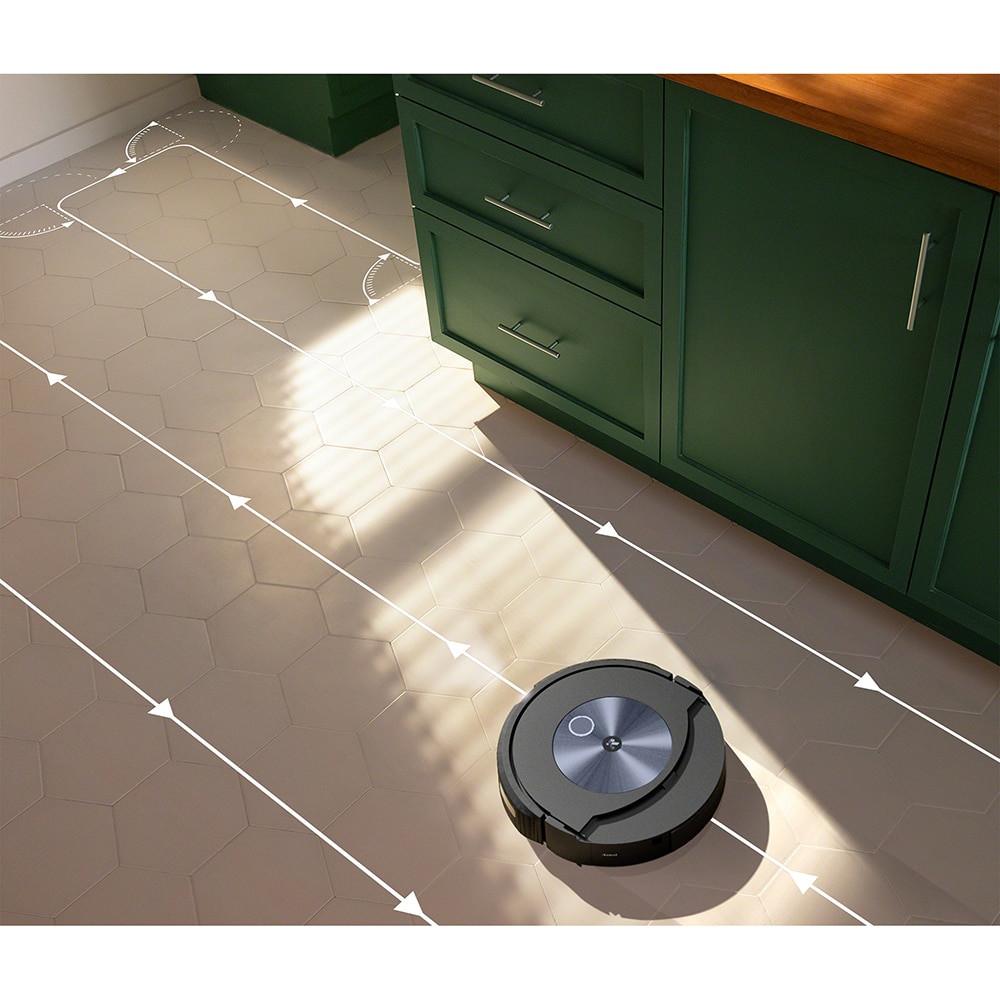 Robot de aspirare cu mop, iRobot Combo C7+, c755640, golire automata in ...