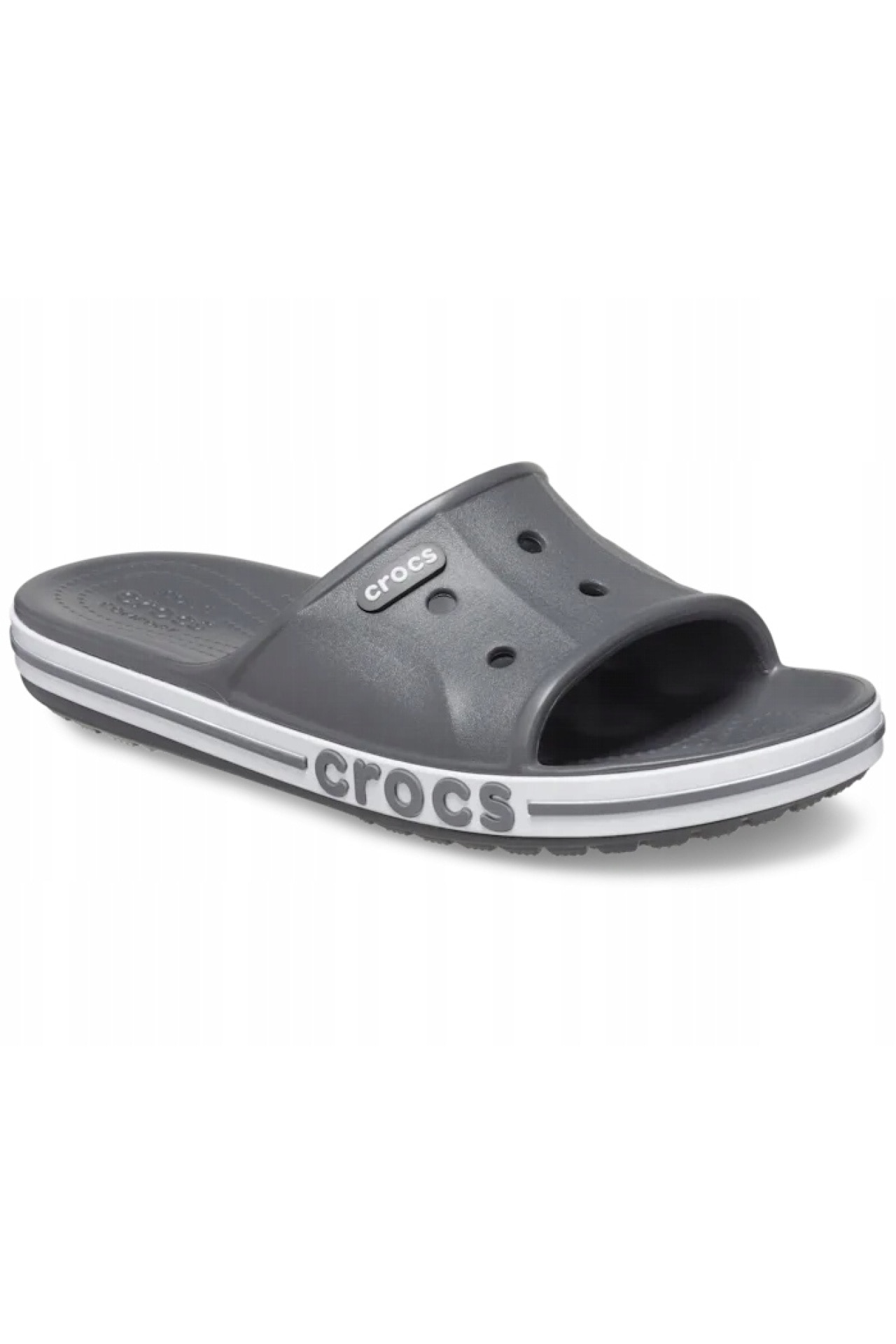 Papuci Sport Barbati, Crocs, Bayaband 205392 Slide, Gri, 43-44 EU - eMAG.ro