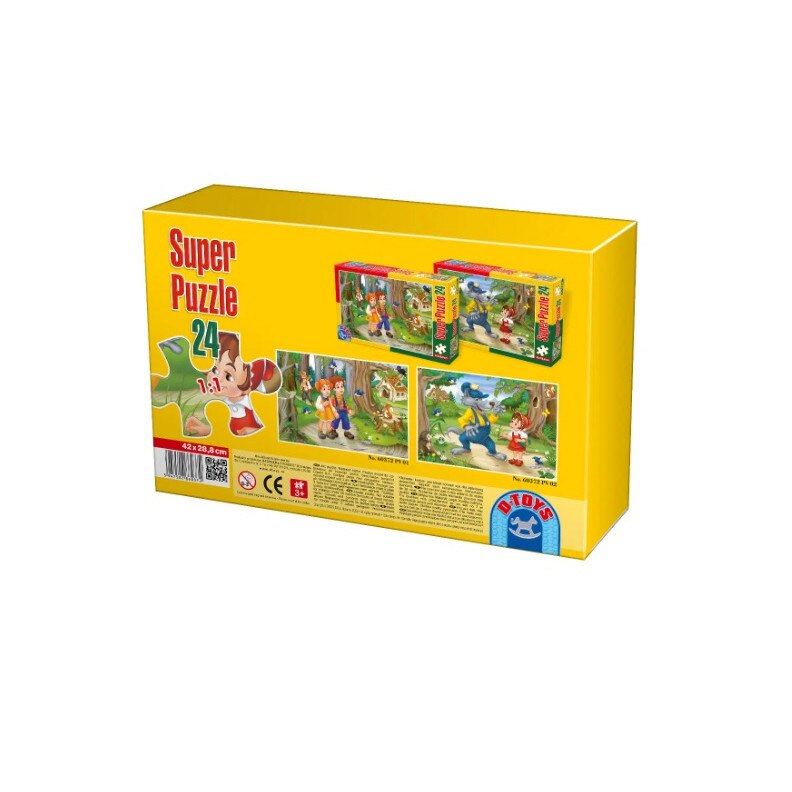 Super Puzzle pentru copii 24 piese – Hansel si Gretel -Concept E Efrall ...