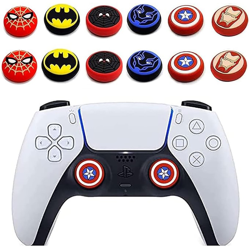 Set 12 Capace Controller, Silicon, Compatibil PS5/PS4/Xbox/Nintendo ...