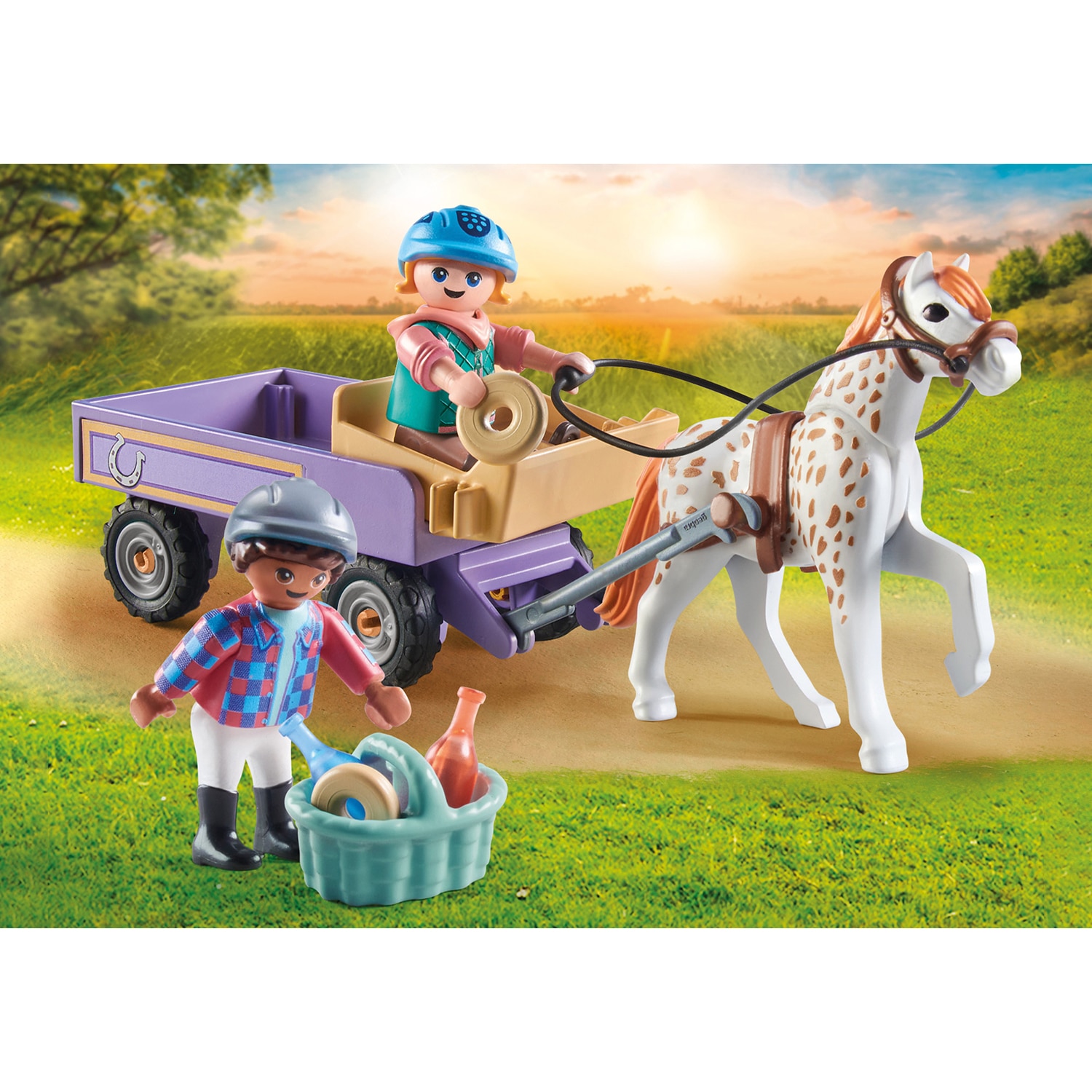 Playmobil Horses of Waterfall - Caruta cu ponei - eMAG.ro