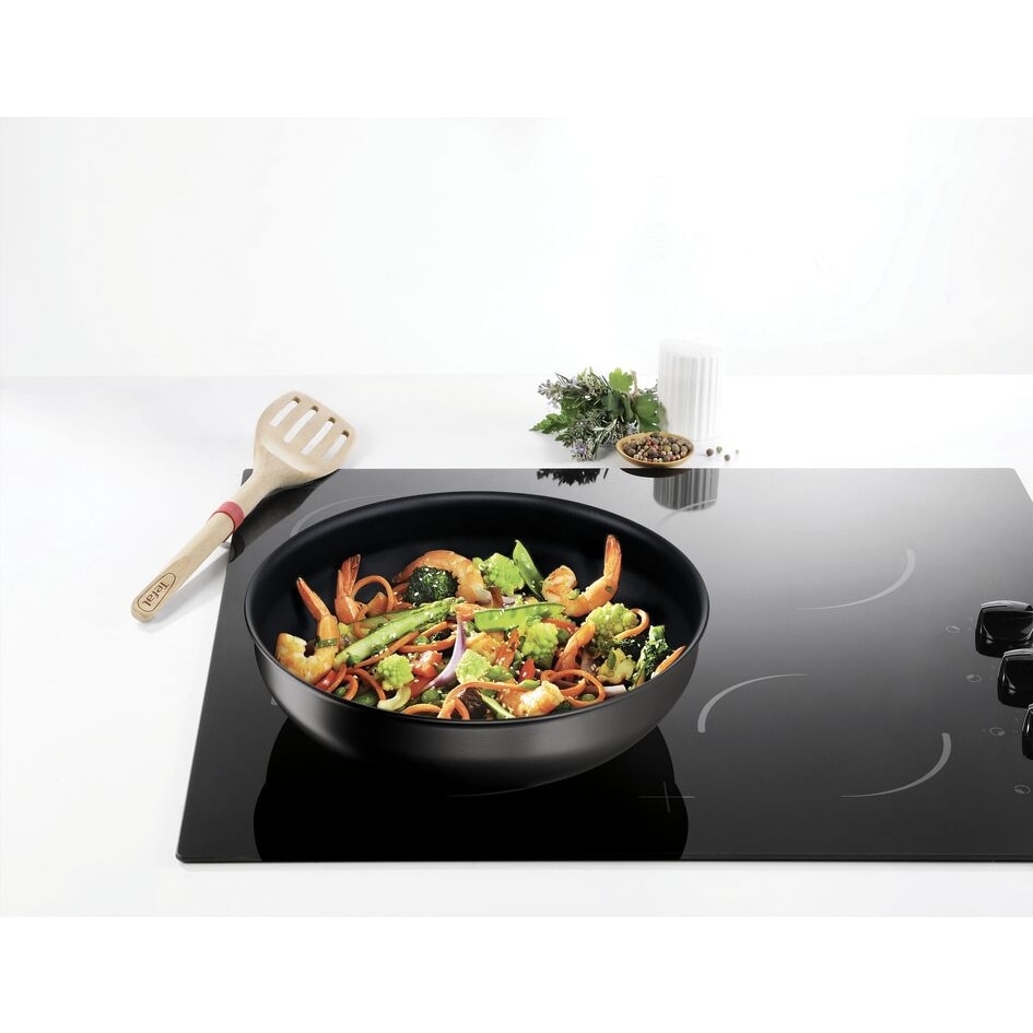 Set 4 piese Tefal Ingenio Eco Resist, oale de 16 / 18 / 20 cm, 1 maner detasabil, inductie ...