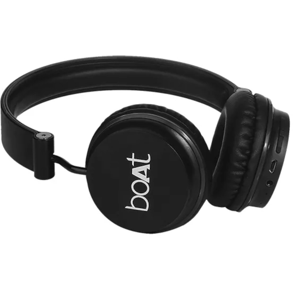 Casti On-Ear boAt Rockerz 410, Bluetooth, Negru - eMAG.ro