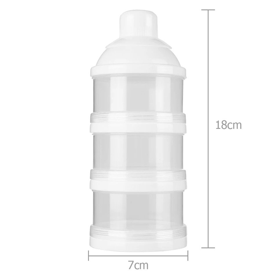 Recipient pentru lapte praf cu 3 compartimente - eMAG.ro