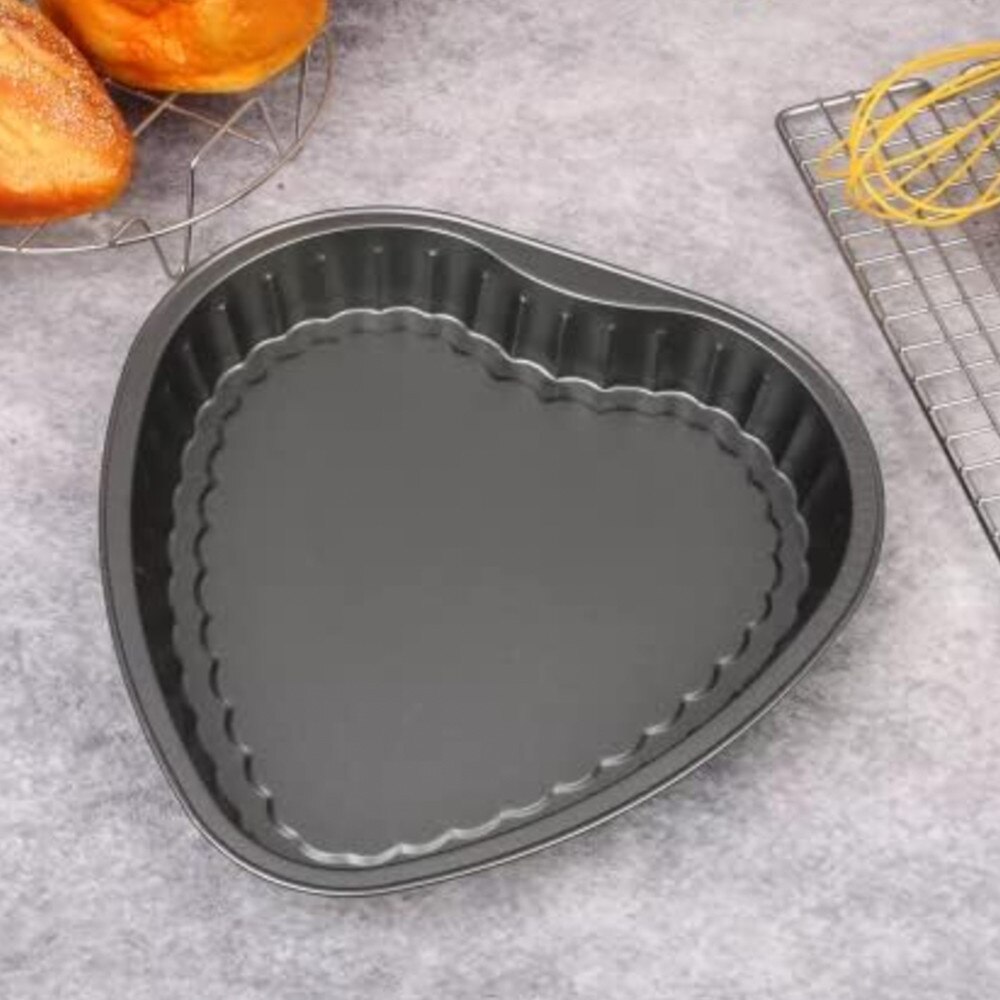 Tava metalica pentru copt prajituri Pufo Heart in forma de inima, inox ...