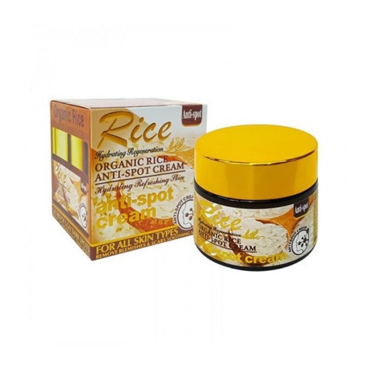 Crema anti pete, Wokali, Rice Anti Spot, Toate tipurile de ten, 55 g - eMAG.ro