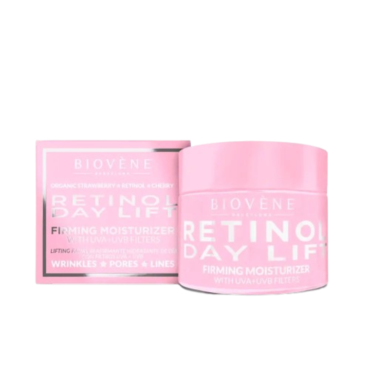 Crema faciala de zi hidratanta cu efect de lifting cu retinol, Biovene ...