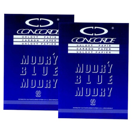 Set 2 x Hartie de Carbon Indigo, Albastru, 25 Coli - eMAG.ro