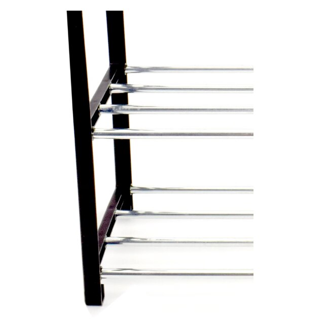 Pantofar din plastic si metal, 4 nivele 50 x 20 cm, negru - eMAG.ro