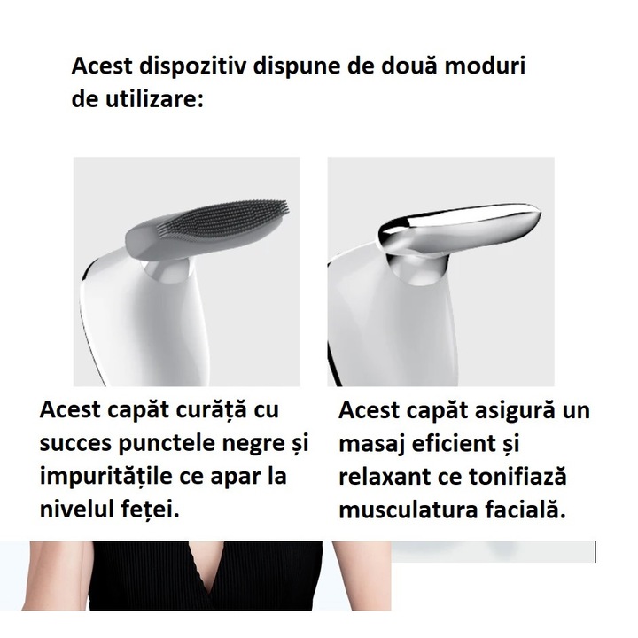Dispozitiv Profesional Pentru Masaj Facial, Combate Ridurile Si Efectul ...