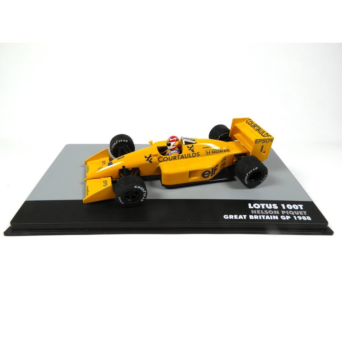 Macheta Formula 1 Lotus 100T Nelson Piquet Great Britain GP 1988 cu ...