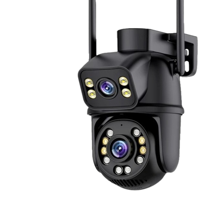Ptz камера за външно наблюдение 4k 8mp двоен обектив разпознаване на хуманоид Wi Fi без