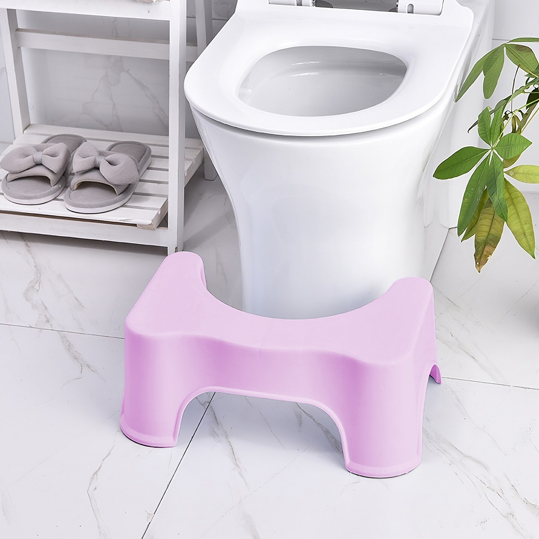 Taburet WC pentru Pozitia Corecta pe Toaleta, Solutia Naturala ...