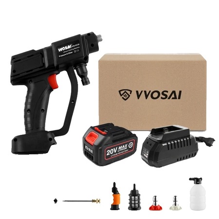 Pistol electric de spalat auto, Fara fir, Curatator de inalta presiune ...